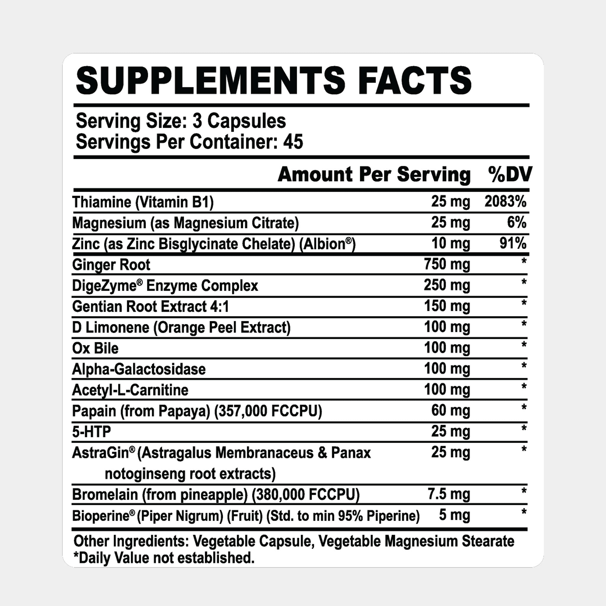 Digest Factor- Purefactor Formulations