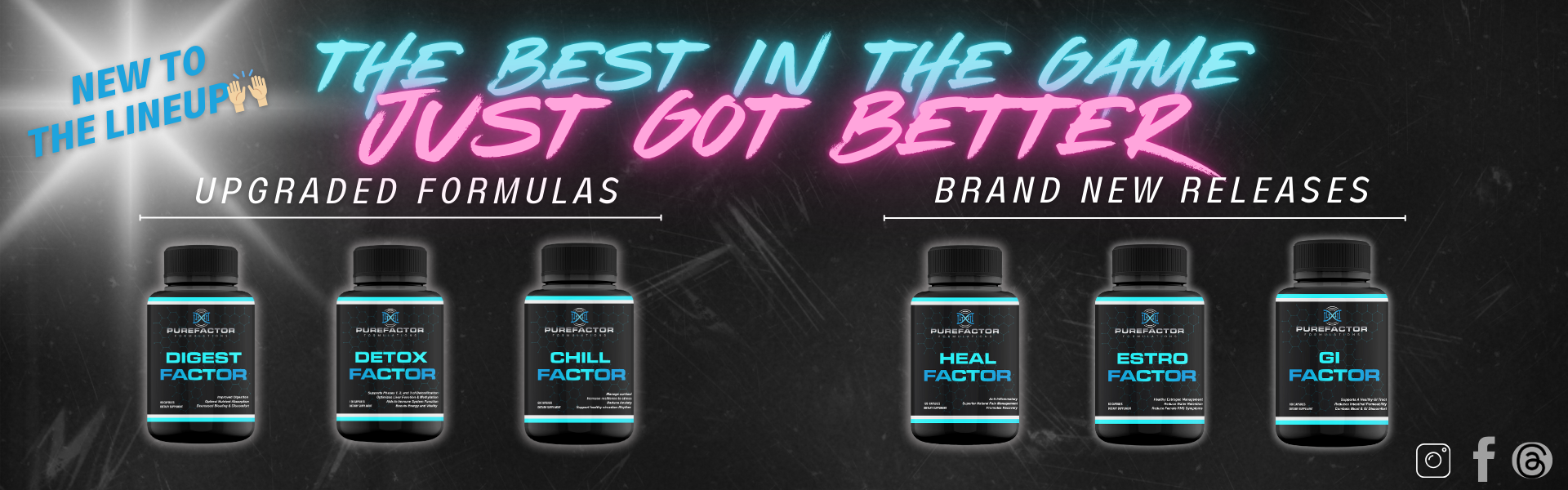 Purefactor Formulations