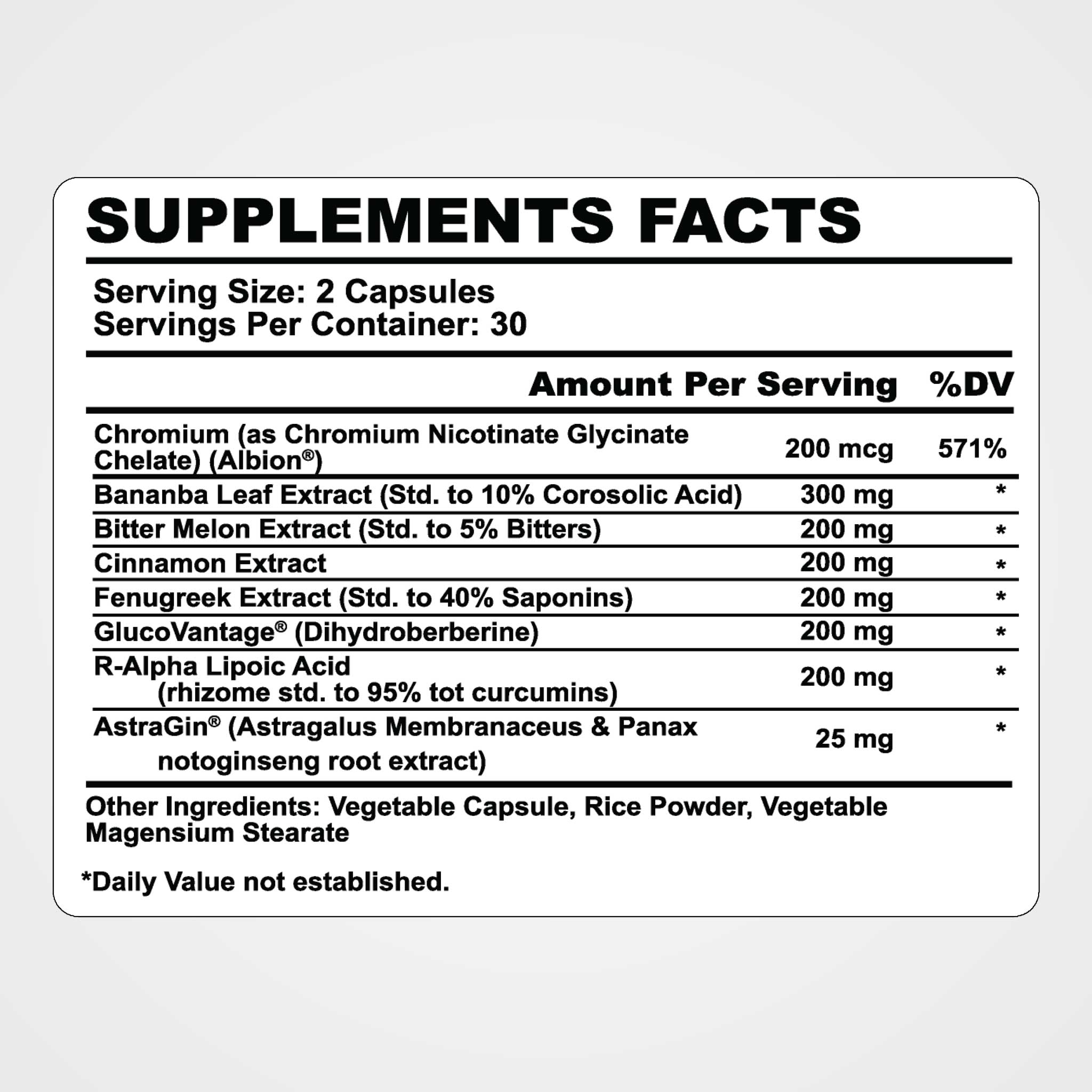 Glucose Factor- Purefactor Formulations